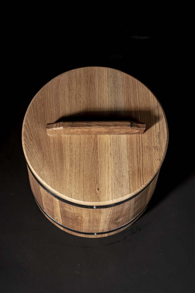 Handmade 5-Gallon French Pickle Oak Barrel: Elevate Your Pickling ...