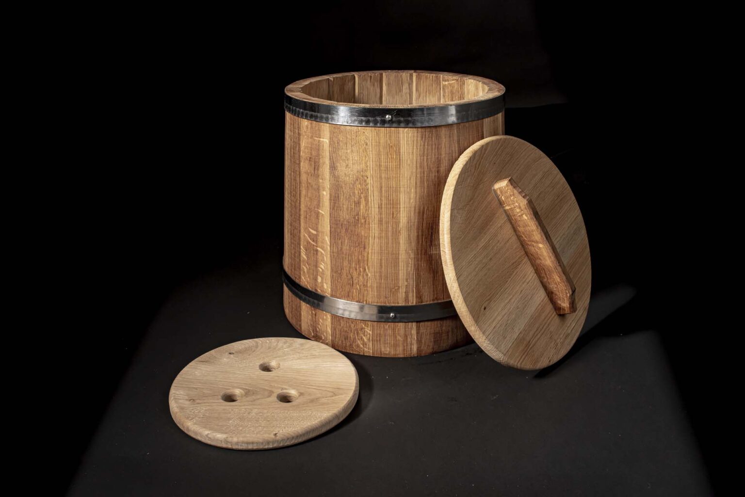 Handmade 5-Gallon French Pickle Oak Barrel: Elevate Your Pickling ...