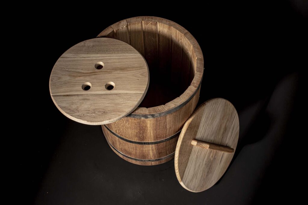 Handcrafted 13-Gallon Pickle Oak Barrel | Flavorful Pickling Experience ...