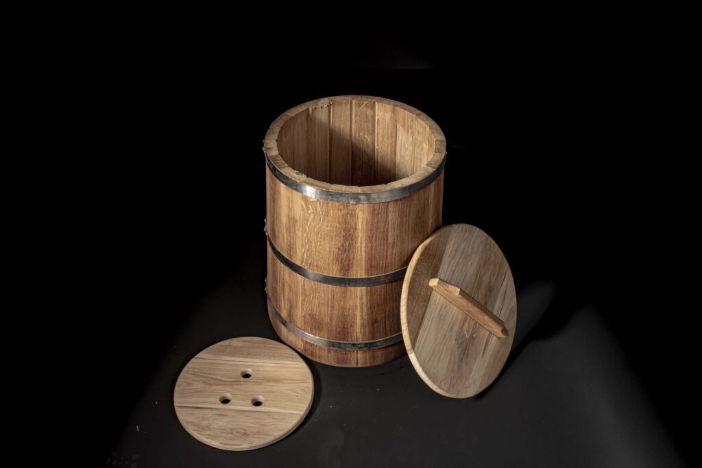 Handcrafted 13-Gallon Pickle Oak Barrel | Flavorful Pickling Experience ...