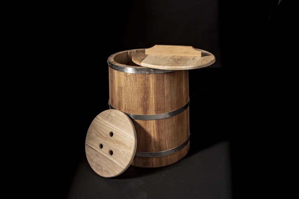 Handcrafted 13-Gallon Pickle Oak Barrel | Flavorful Pickling Experience ...