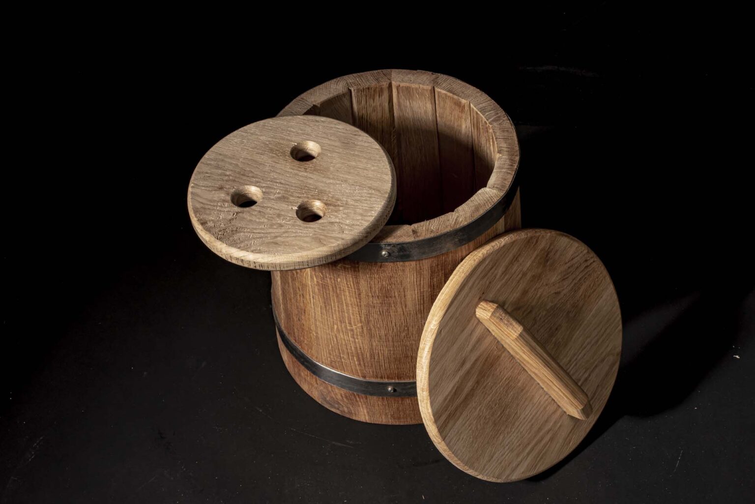 Handcrafted 2.6-Gallon Pickle Oak Barrel: Elevate Your Pickling ...