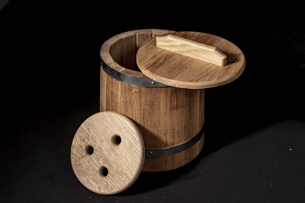 Handcrafted 1.3-Gallon Pickle Barrel: Elevate Your Pickling Experience ...