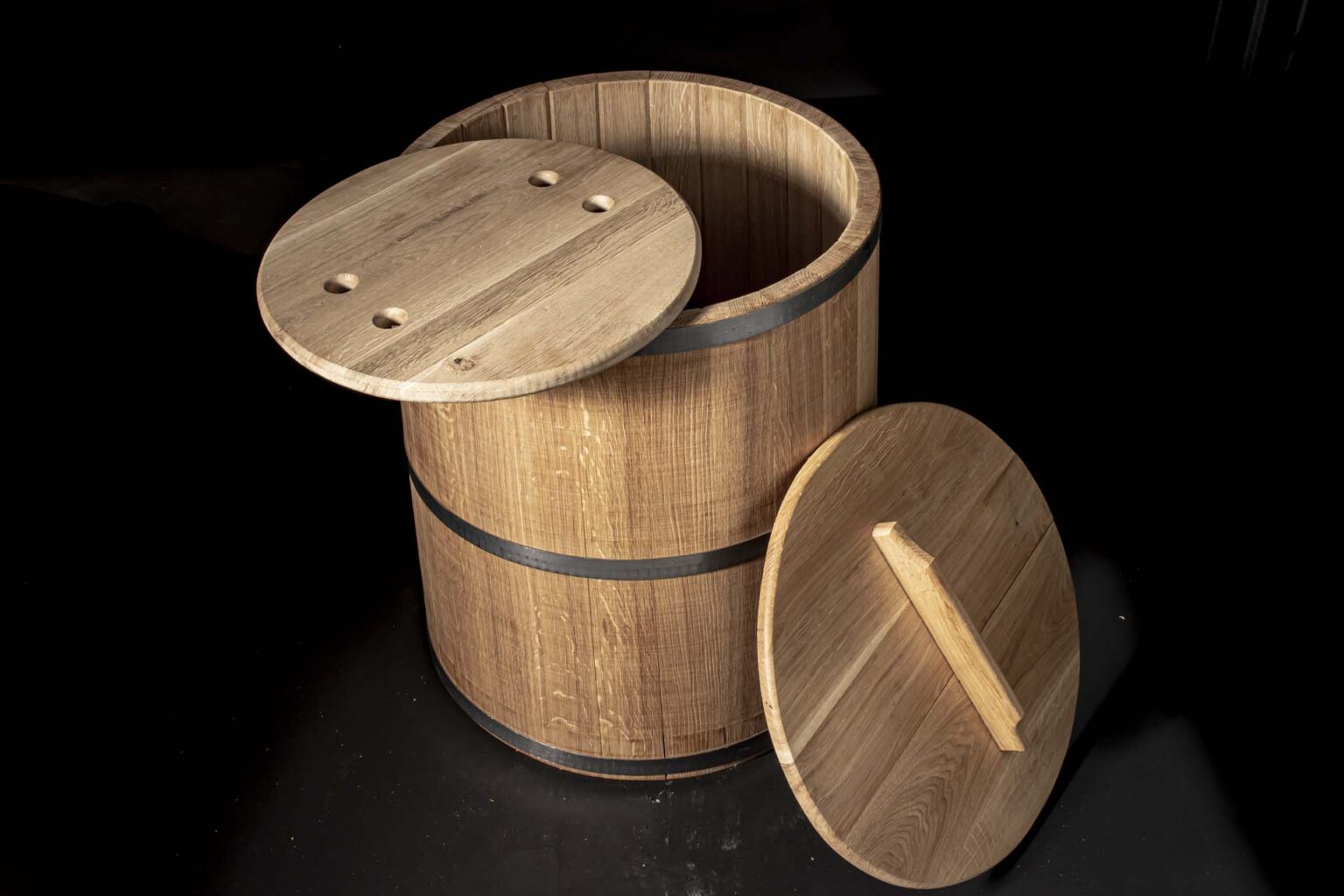 Handmade 26-Gallon French Pickle Oak Barrel | Elevate Your Pickling ...